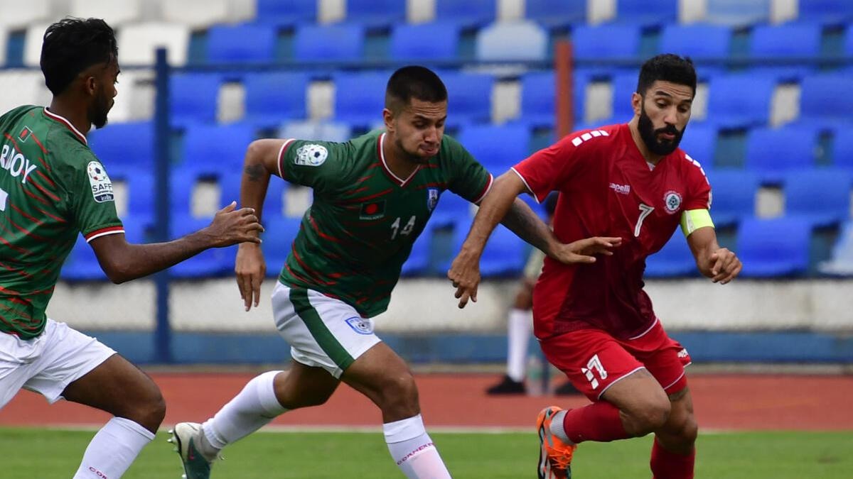Lebanon defeated Bangladesh 2-0 in 2023 SAFF Championship