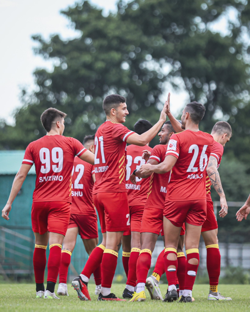 East Bengal FC played a 2-2 draw with Inter Kashi in a friendly match
