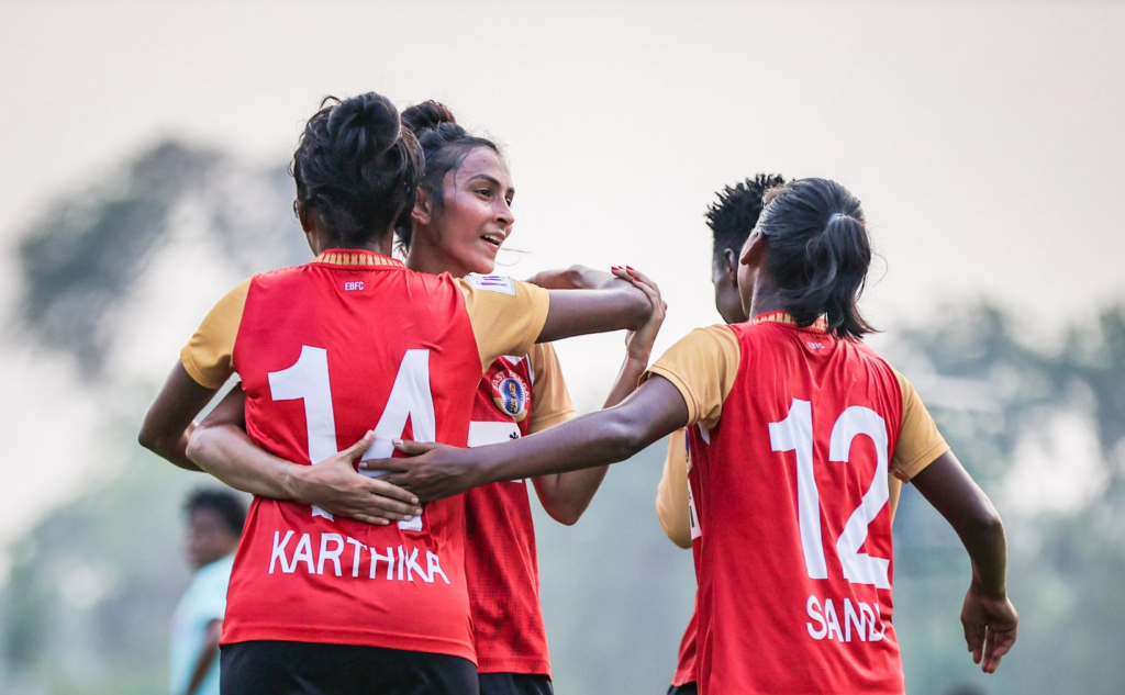 East Bengal FC defeated HOPS FC 6-1 in IWL 2024-25 at Kalyani